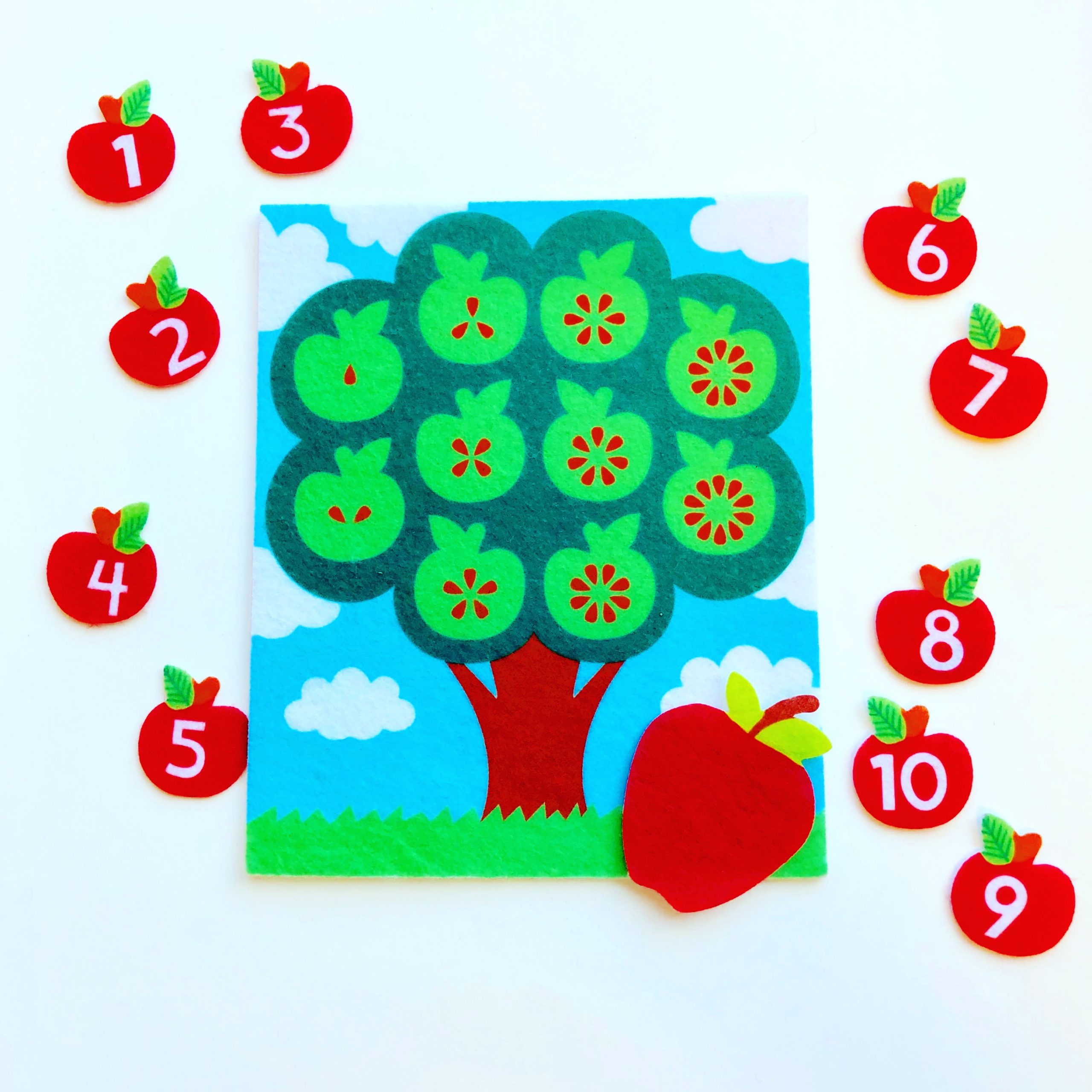 Target Tunes {10 Little Apples Felt Set} - Toneworks Music Therapy